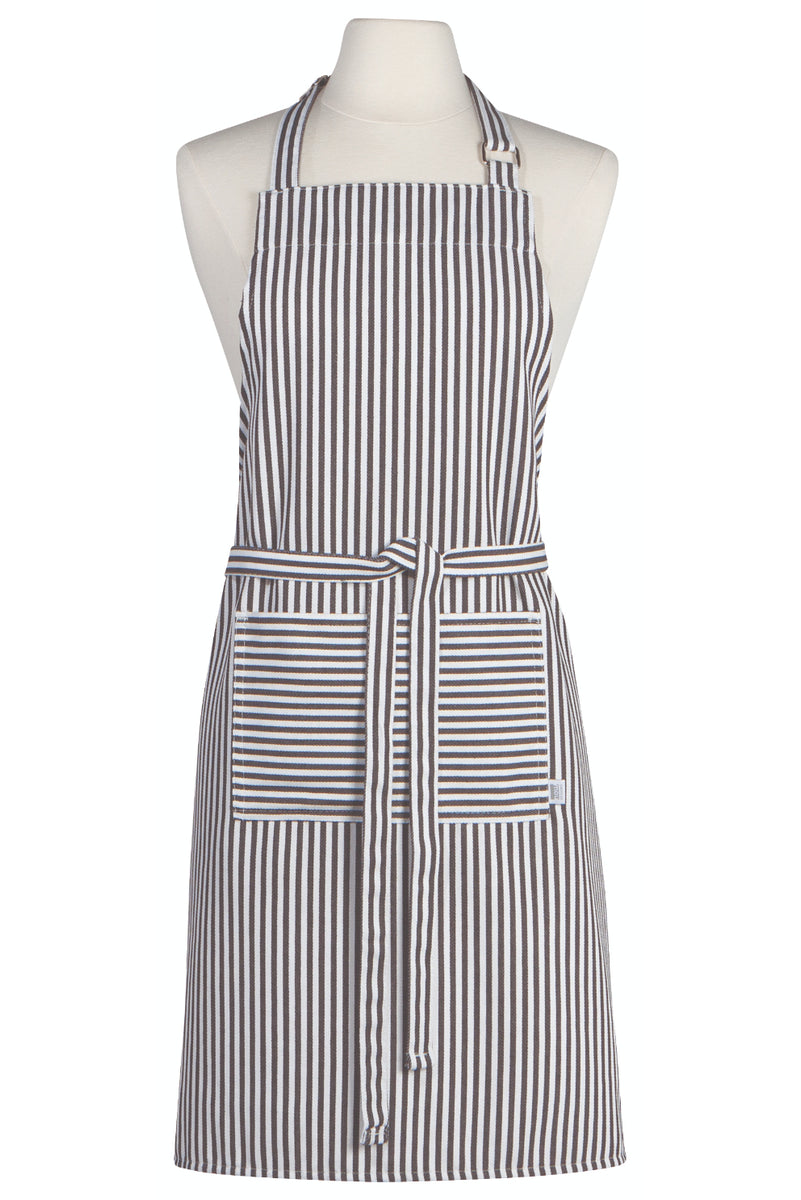 Narrow Striped Modern Black Apron – ApronWarehouse