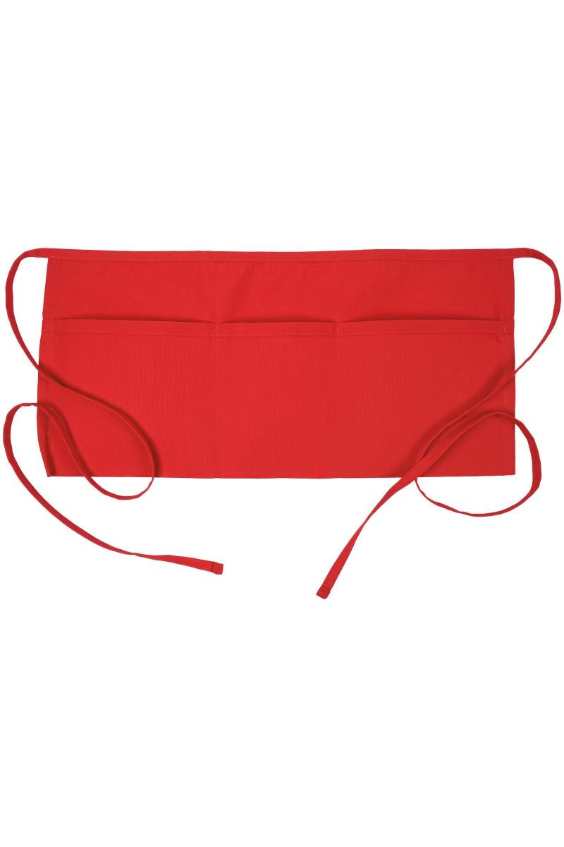 Red Waist Apron (3 Pockets) – ApronWarehouse