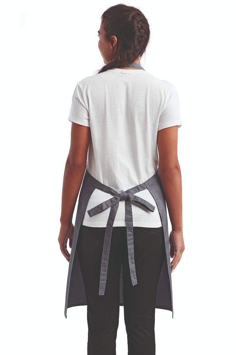 Steel Sustainable Bib Apron (1 Pocket w/ Pencil Divide) – ApronWarehouse