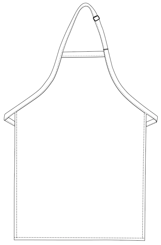 Yellow Deluxe XL Butcher Adjustable Apron (No Pockets) – ApronWarehouse