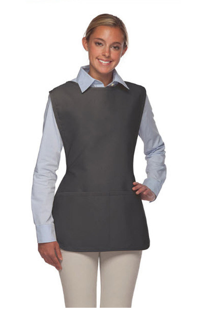 Charcoal Deluxe Cobbler Apron (2 Pockets) – ApronWarehouse