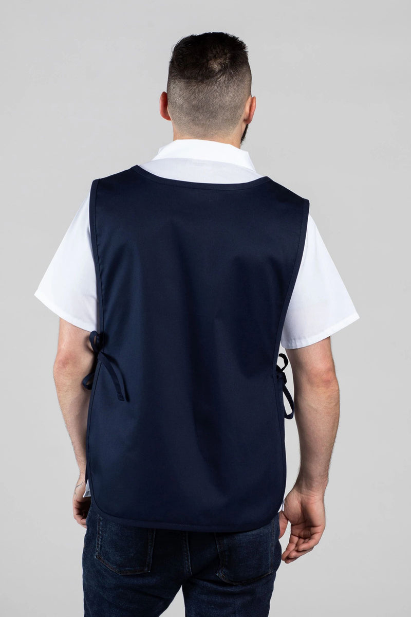 Navy Cobbler Apron (2 Pockets) – ApronWarehouse
