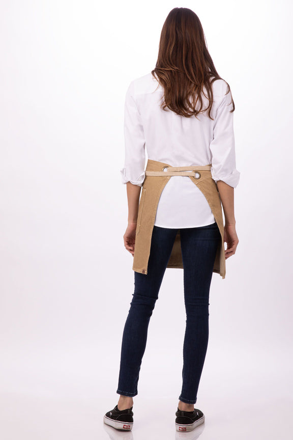 Natural Austin Half Bistro Apron (2 Pockets) – ApronWarehouse