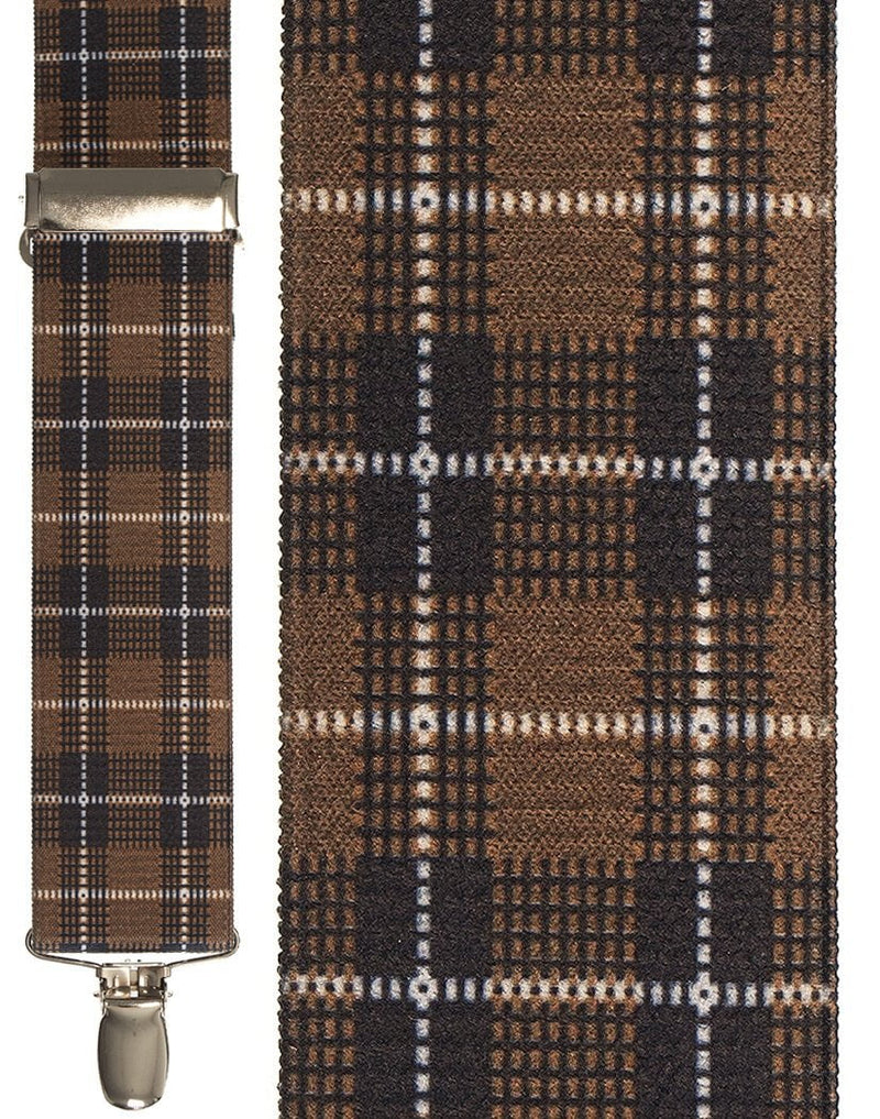 "Tan Scottish Plaid" Suspenders – ApronWarehouse