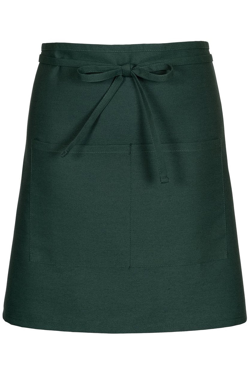 Hunter Green Half Bistro Apron (2 Pockets) – ApronWarehouse