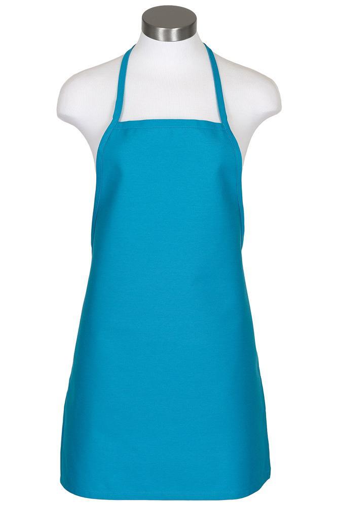 Turquoise Cover Up Bib Apron (No Pockets) – ApronWarehouse